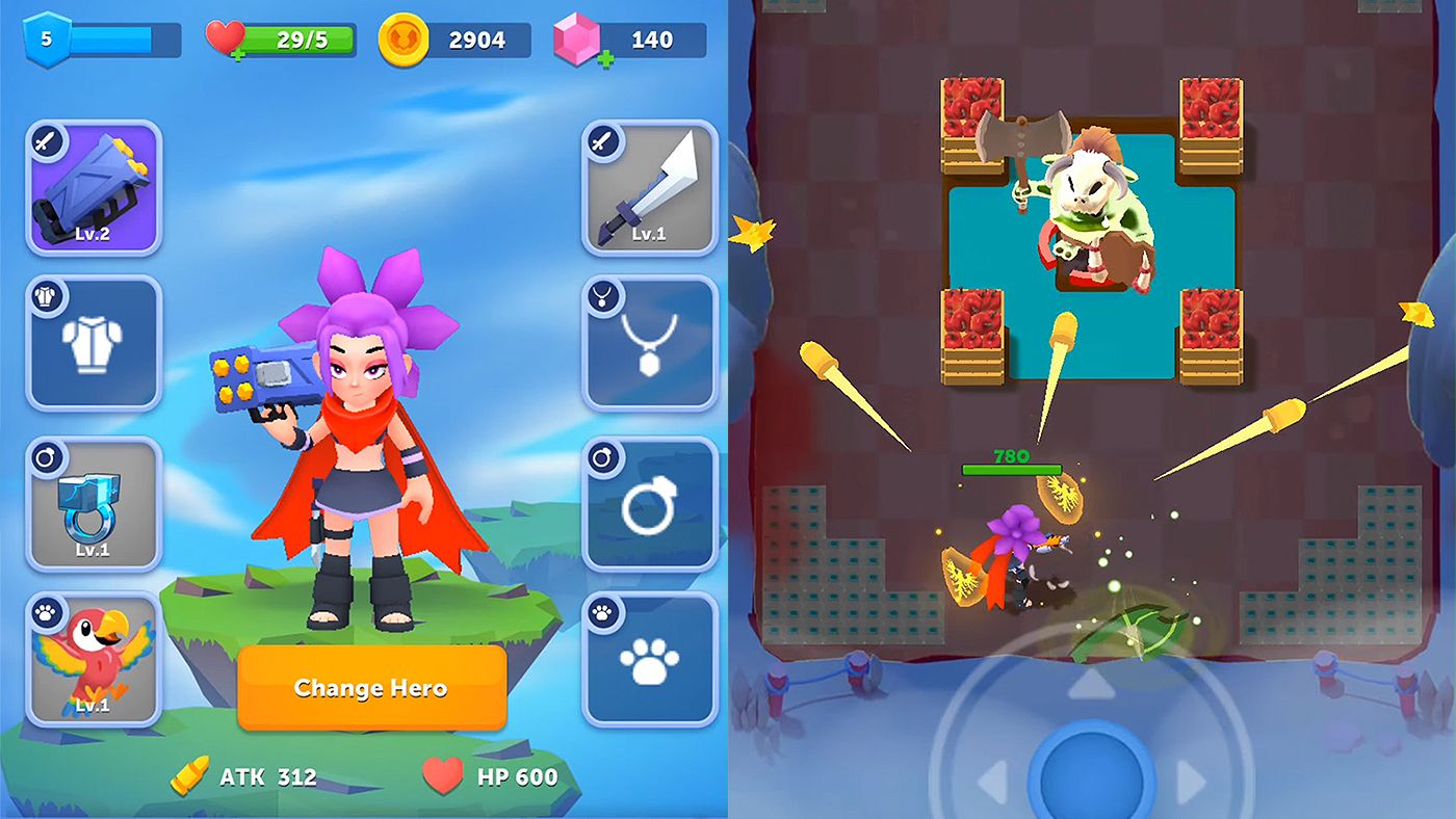 Bullet Knight: Dungeon Shooter para Android e iOS - MiniReview