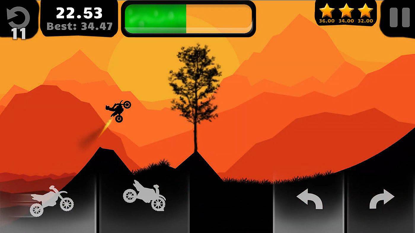 Sunset Bike Racer - Motocross for Android & iOS - MiniReview