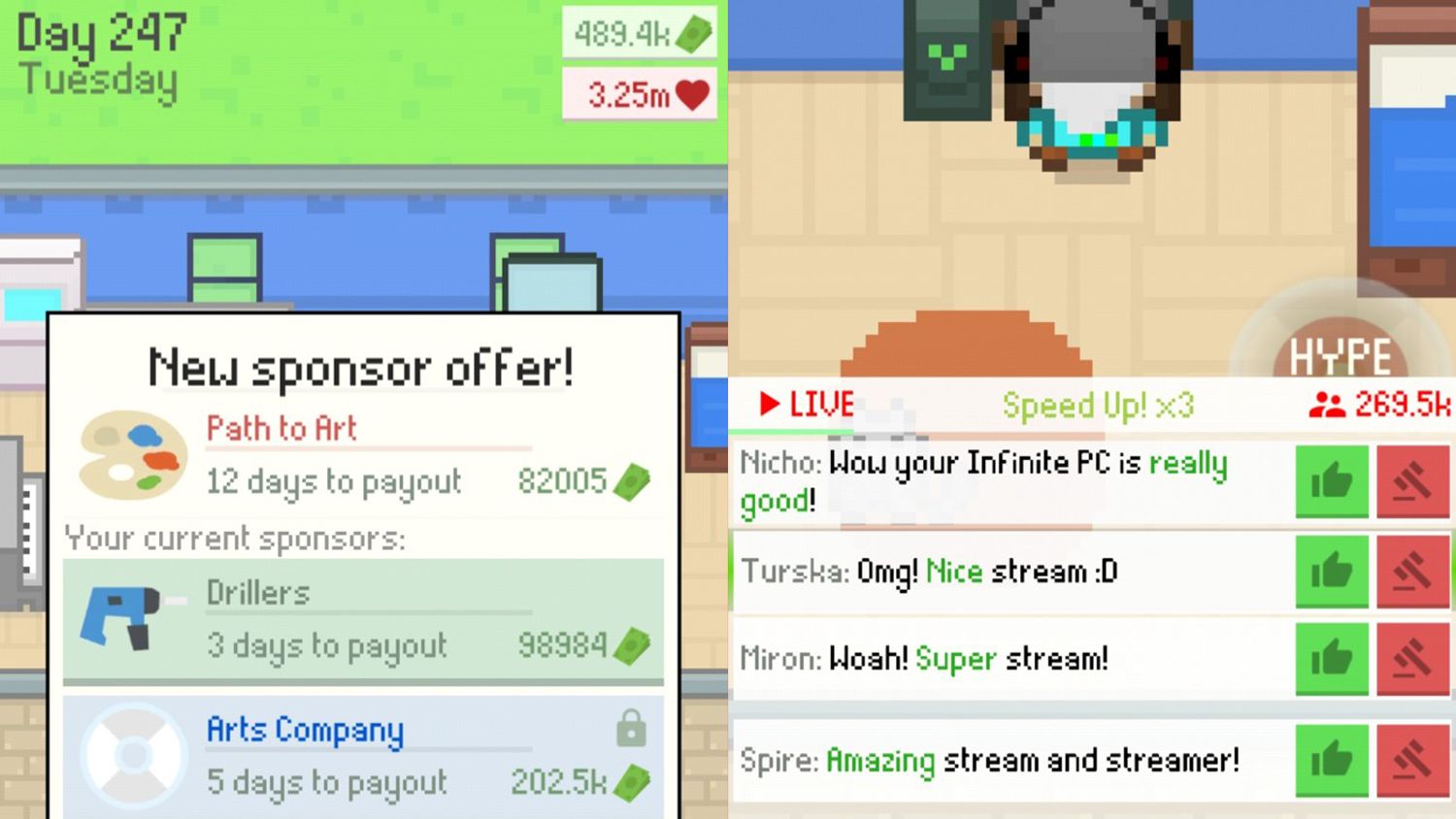 Streamer Sim Tycoon Análisis y Calificaciones de Usuario