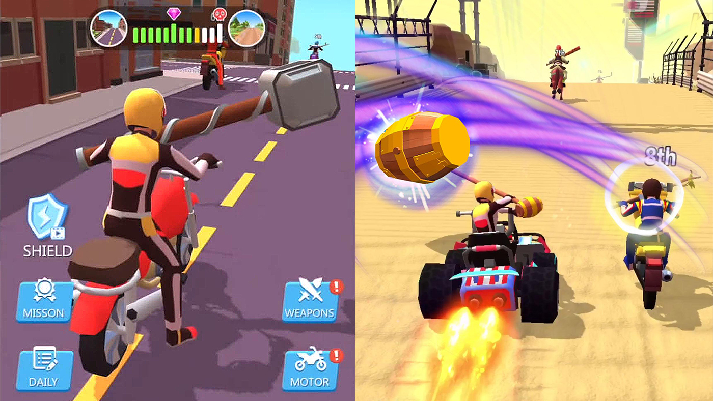 Racing Smash 3D para Android e iOS - MiniReview