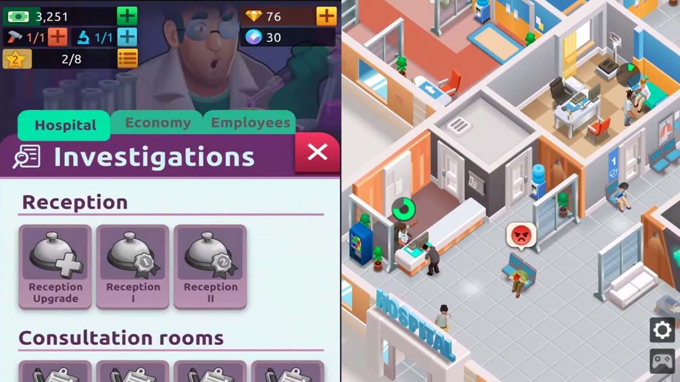 Hospital Empire Tycoon - Idle for Android & iOS - MiniReview