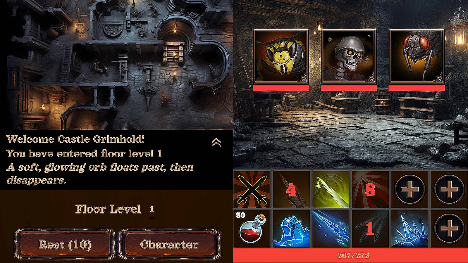 Castle Grimhold-Dungeon Boss for Android & iOS - MiniReview