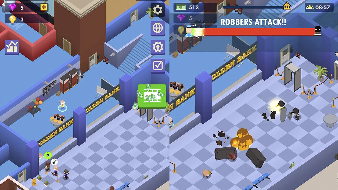 Idle Bank - Money Games para Android e iOS - MiniReview