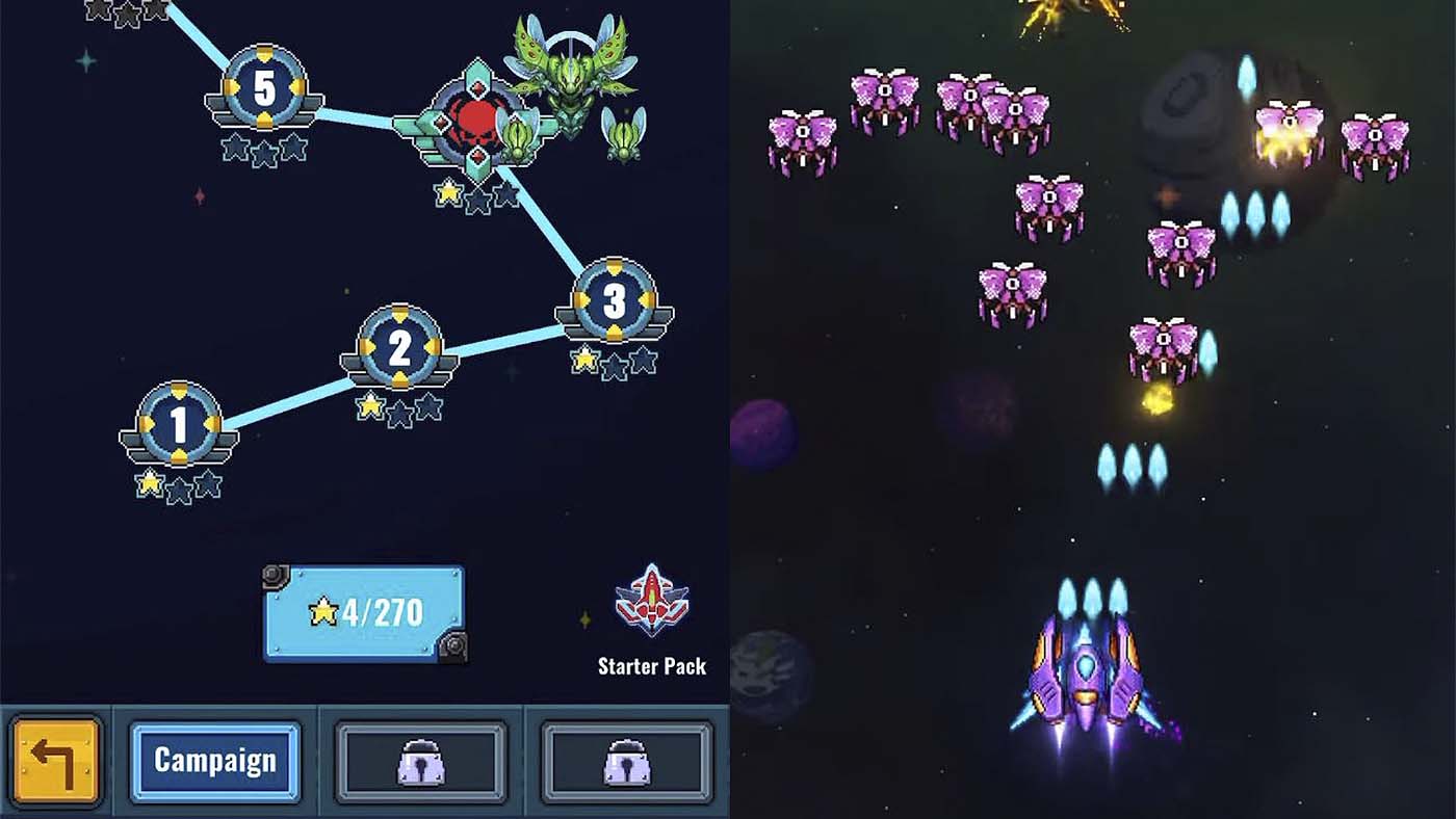Galaxia Invader: Alien Shooter for Android & iOS - MiniReview