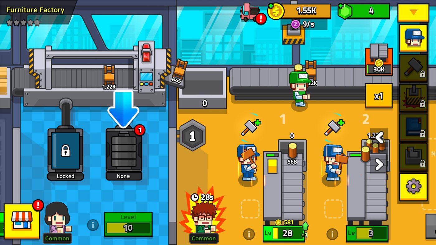 My Factory Tycoon - Idle Game para Android e iOS - MiniReview