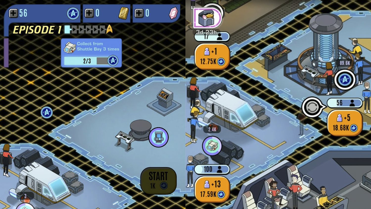 Star Trek Lower Decks Game para Android e iOS - MiniReview