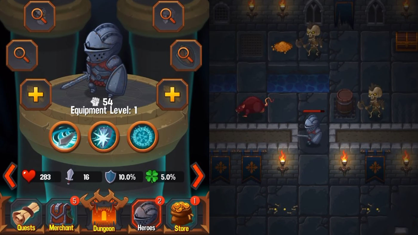 Dungeon: Age of Heroes for Android & iOS - MiniReview