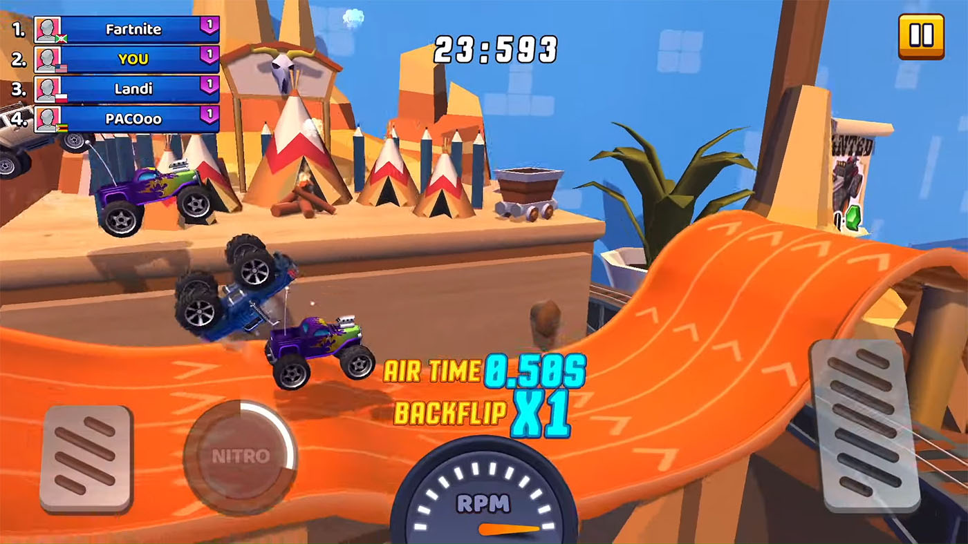 Nitro Jump - Car Racing para Android e iOS - MiniReview