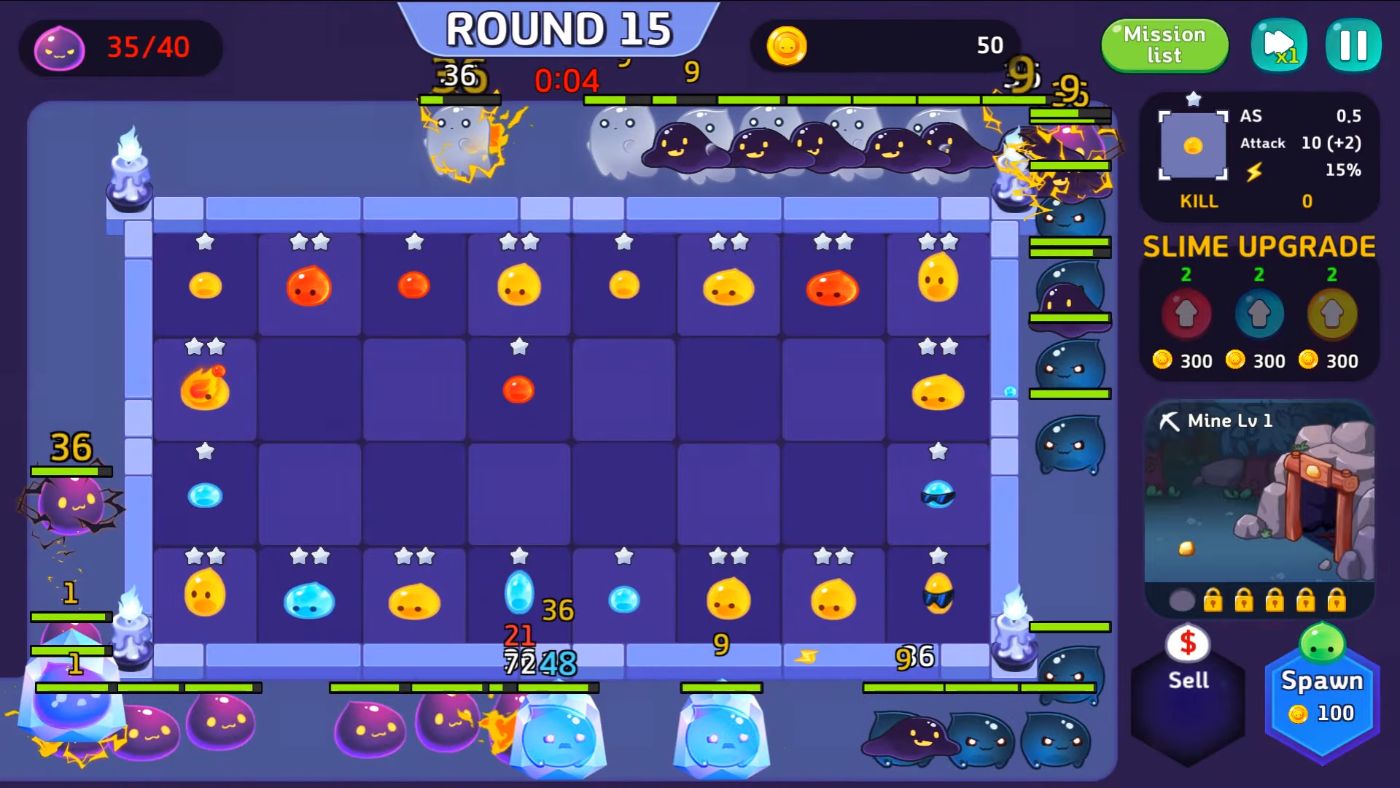 Slime Random Defense for Android & iOS - MiniReview