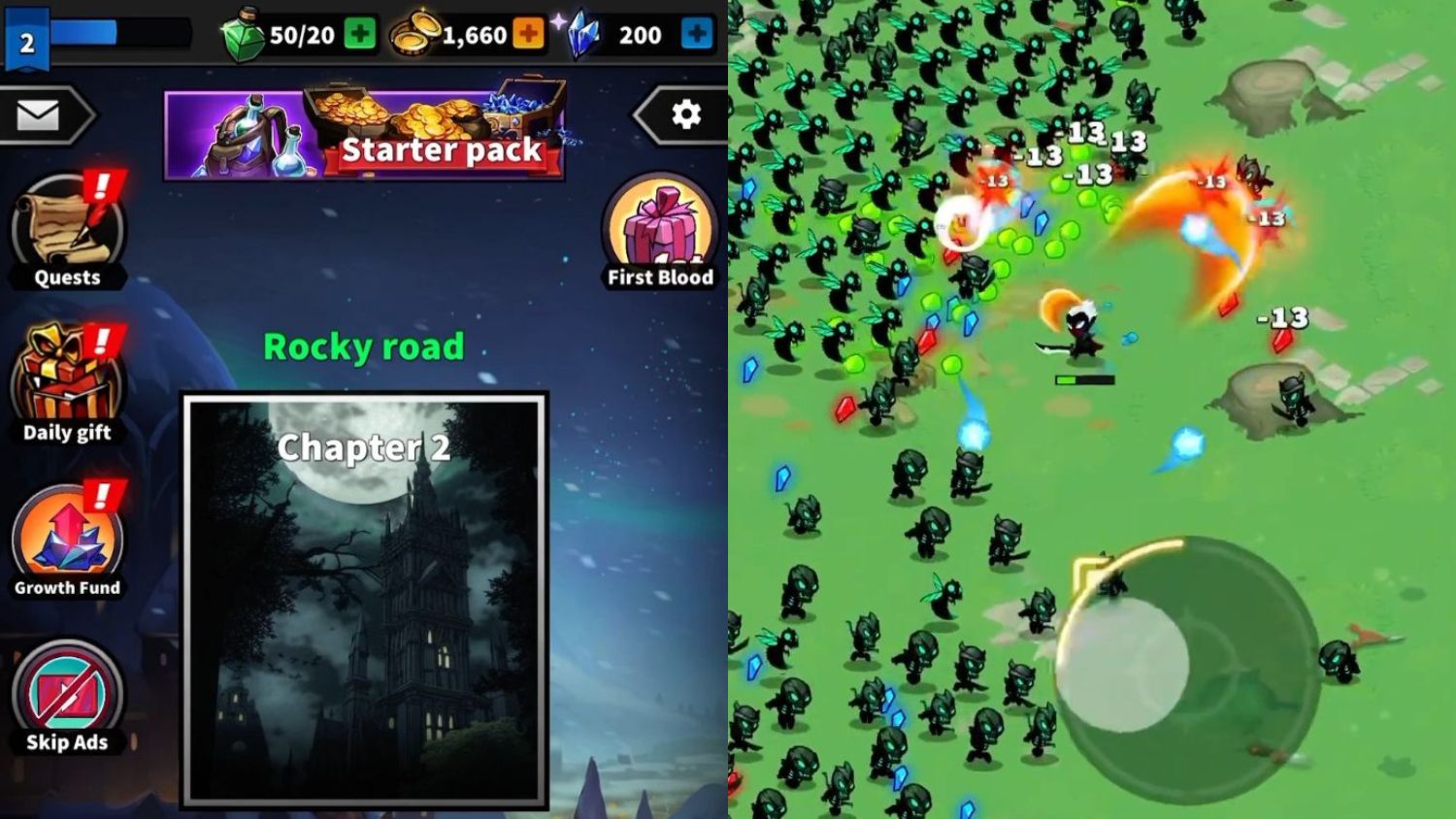 Stickman Survivor: RPG Games for Android & iOS - MiniReview