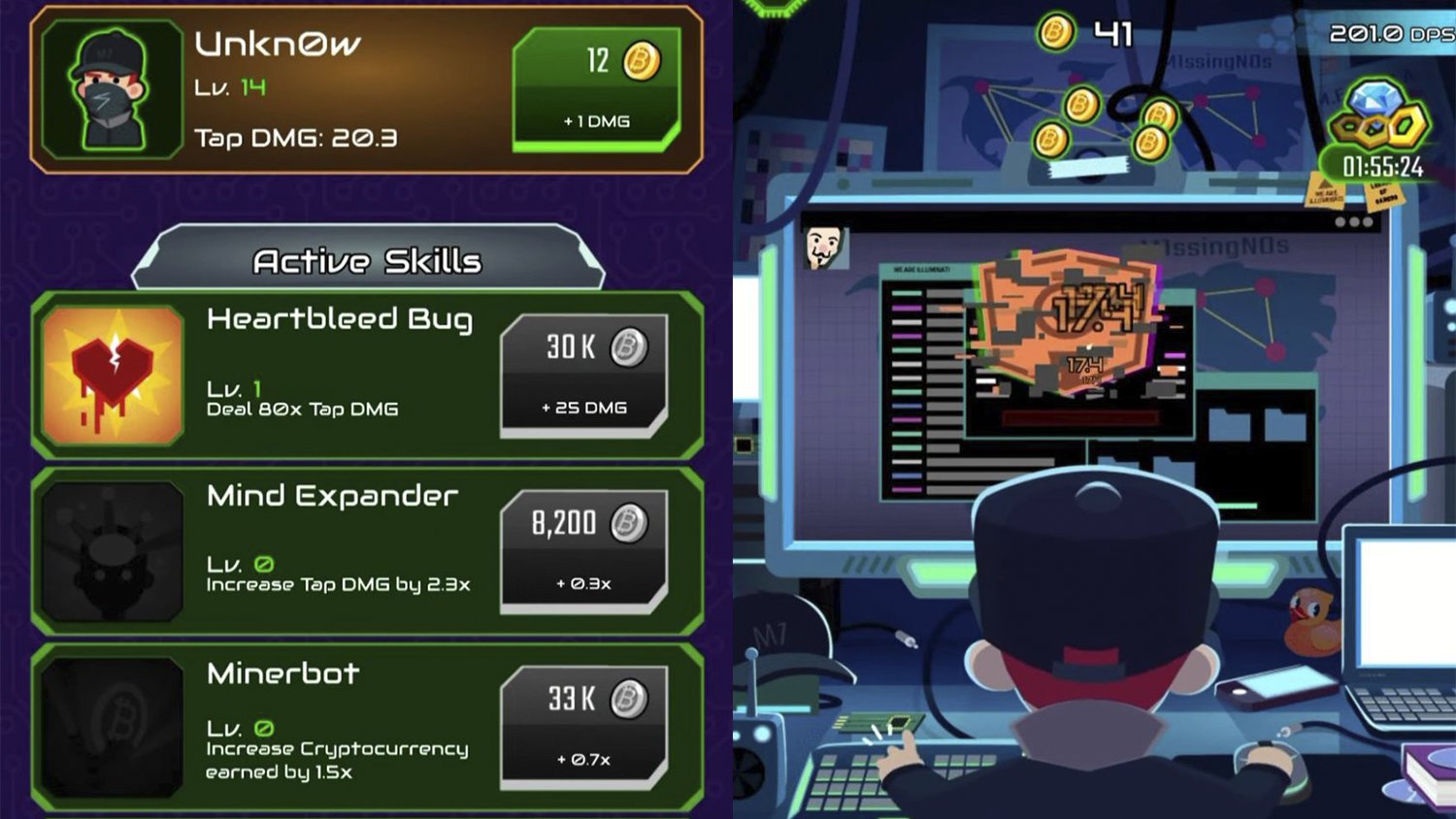 60+ juegos como Hacking Hero: Hacker Clicker – MiniReview
