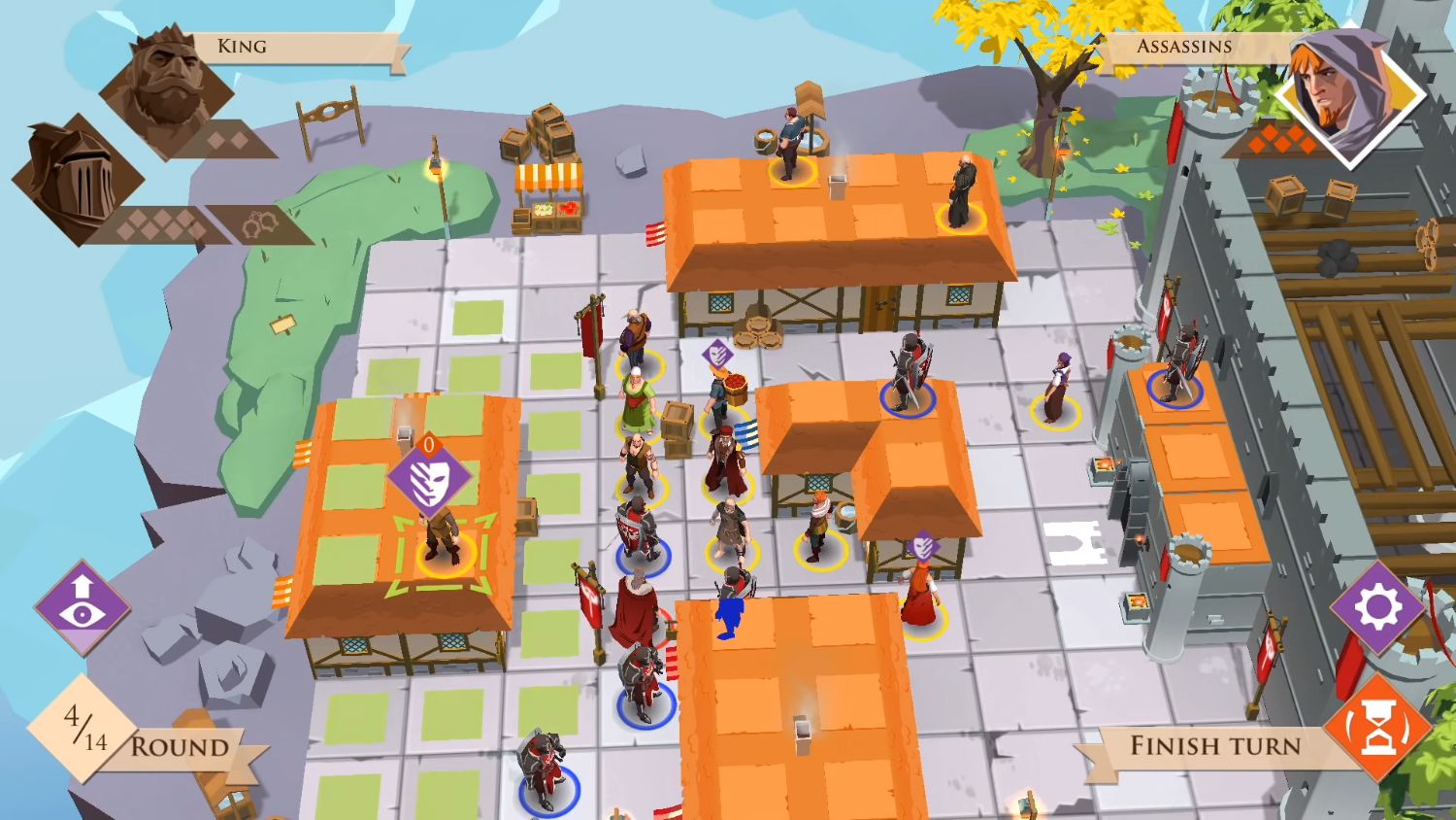 King and Assassins: Board Game para Android e iOS - MiniReview