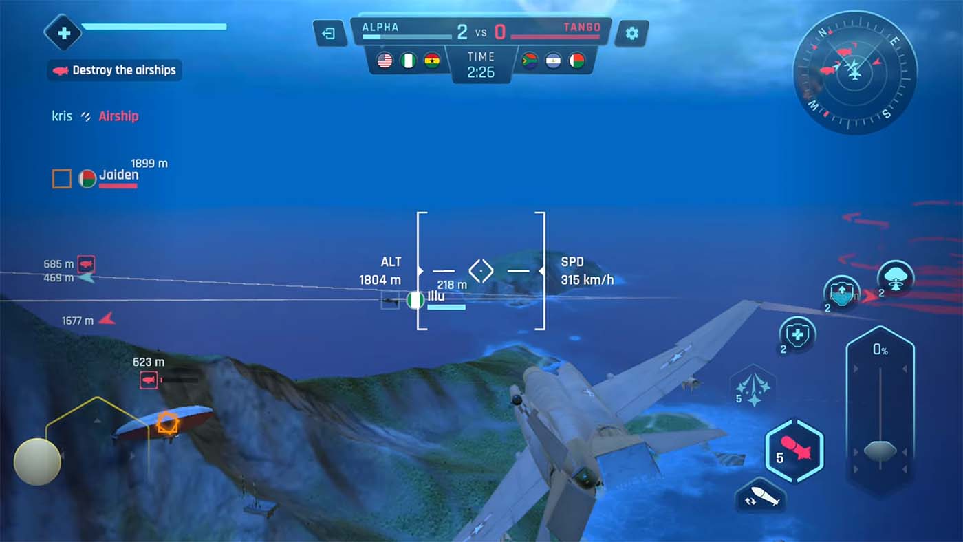 Sky Warriors: Airplane Games para Android e iOS - MiniReview