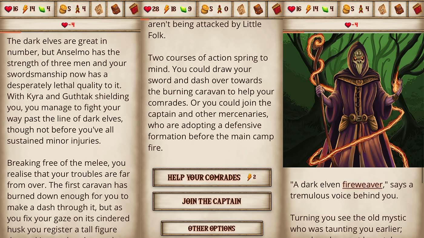 Game of the Gods (Text RPG) for Android & iOS - MiniReview