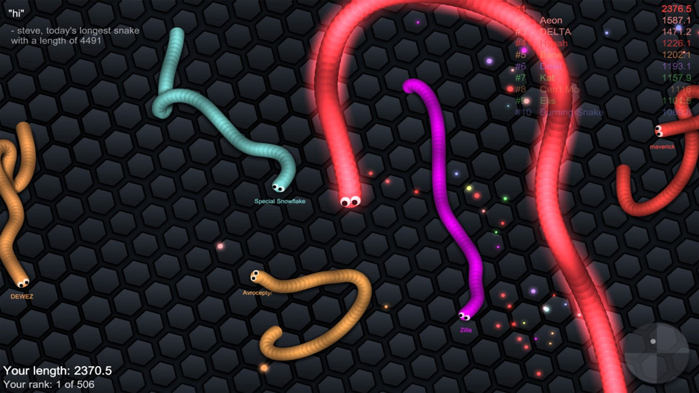 60+ Games Like slither.io - MiniReview