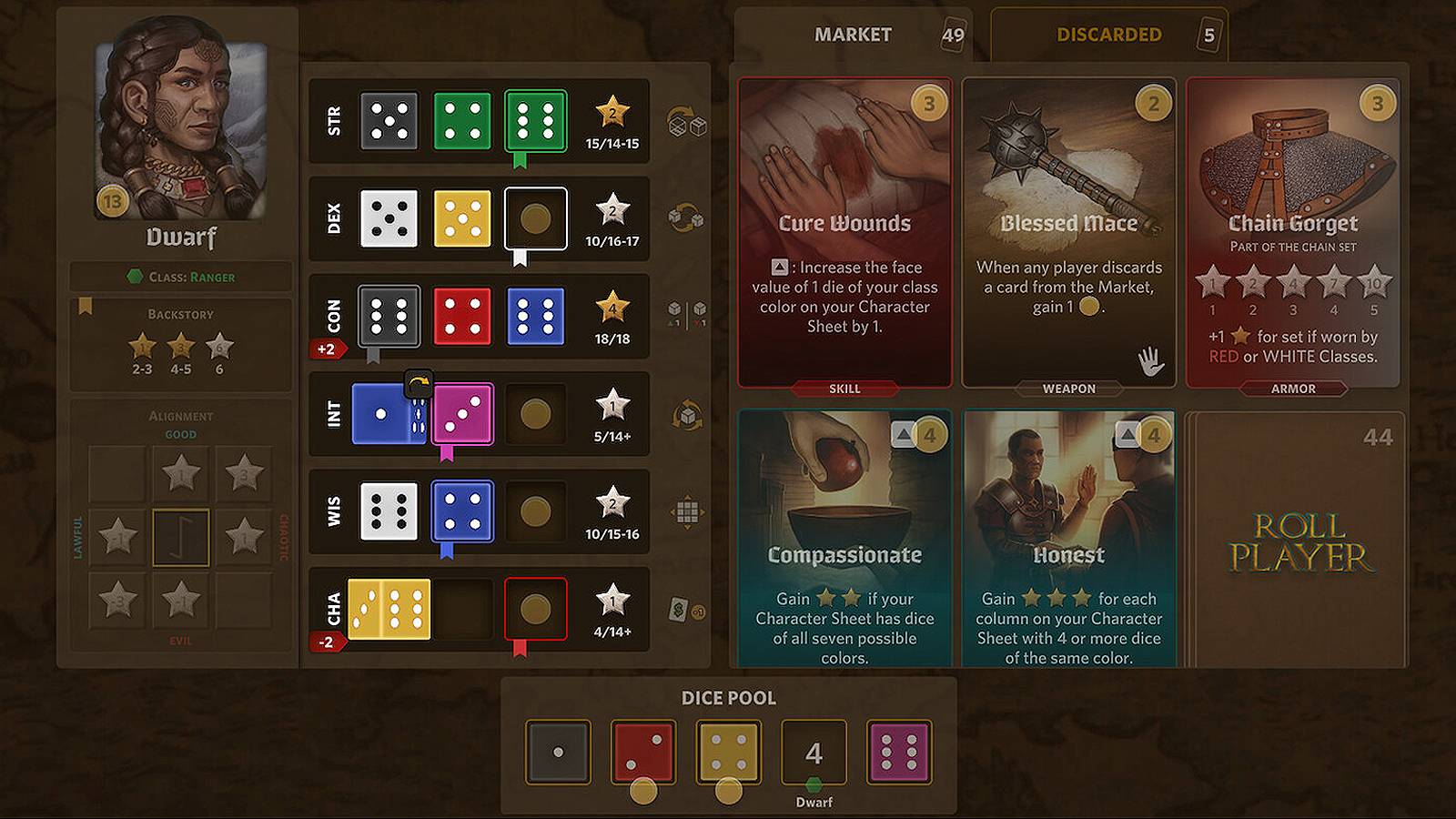 Roll Player - The Board Game Análisis y Calificaciones de Usuario