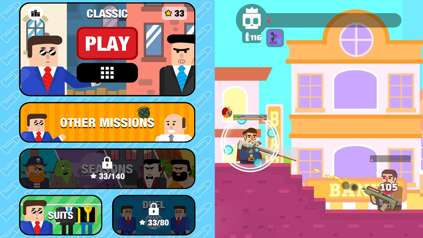 Mr Bullet - Spy Puzzles para Android e iOS - MiniReview