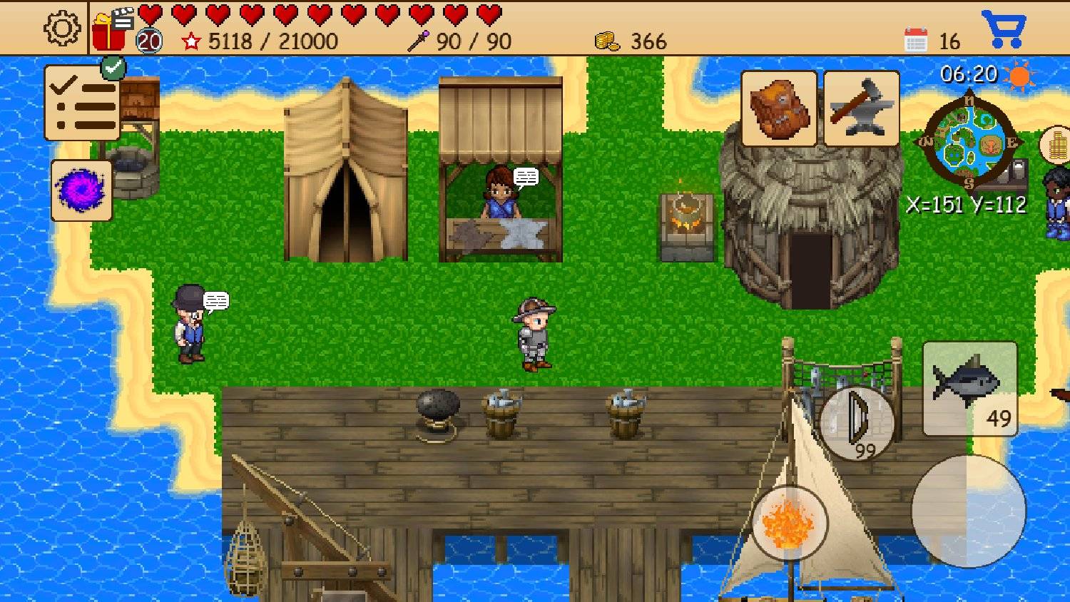 Survival RPG: Pirate Adventure for Android & iOS - MiniReview