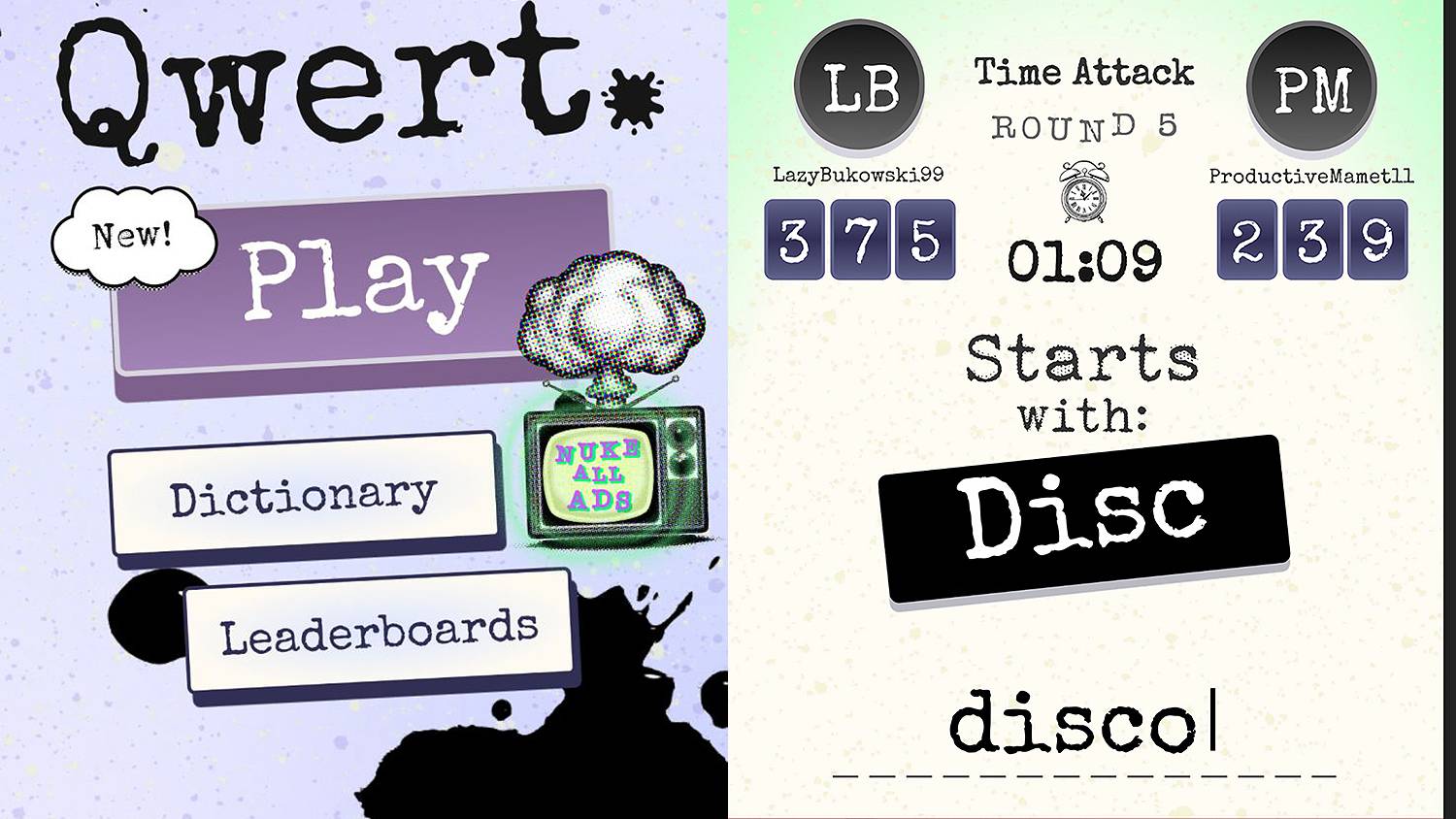 Qwert - The Typing Word Game Review & User Ratings