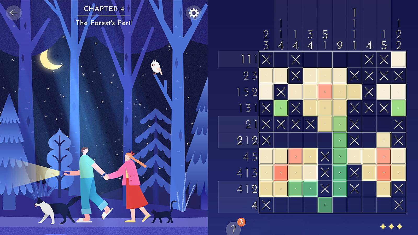Starry Night - Nonogram para Android e iOS - MiniReview