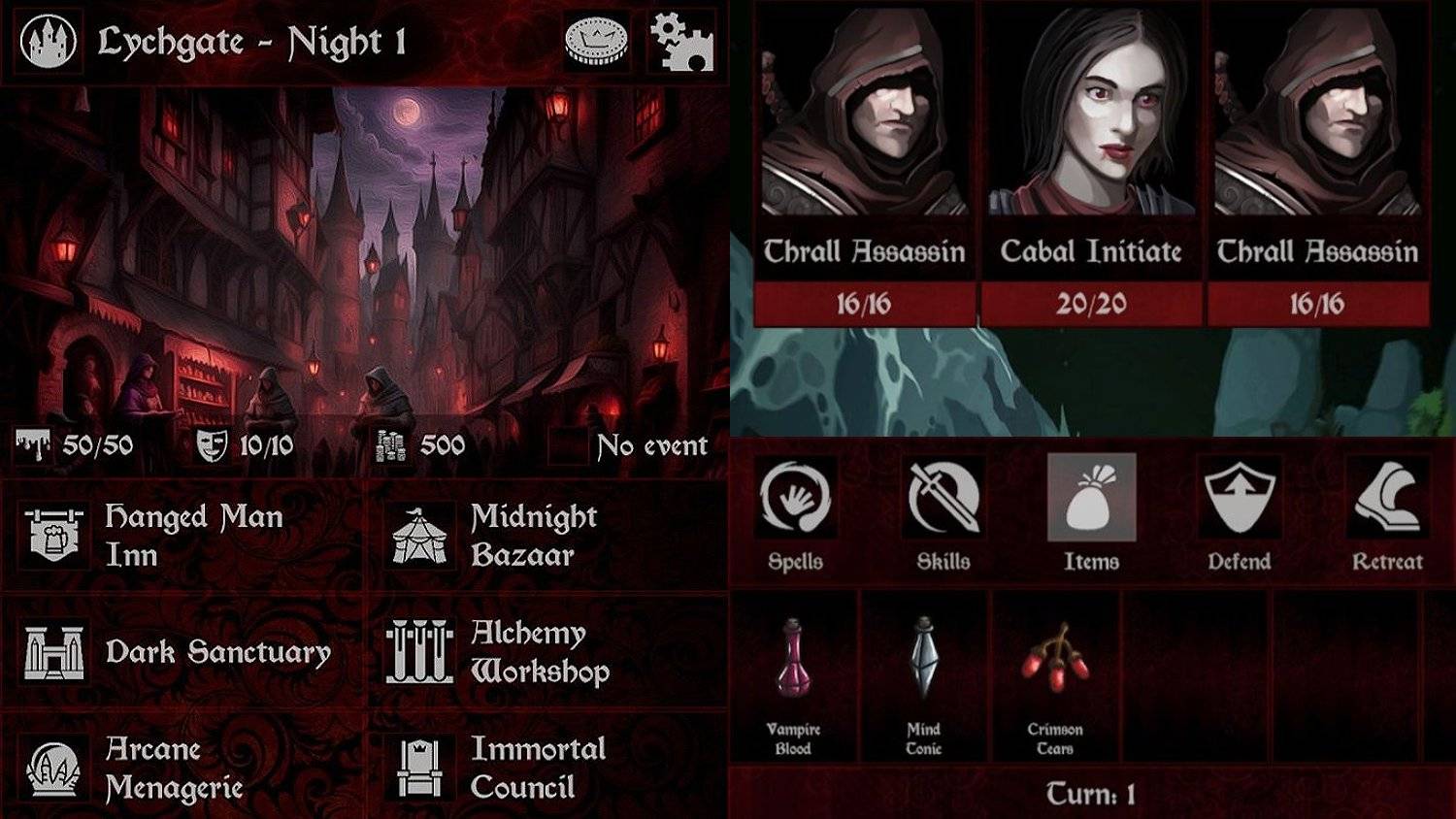 Grim Omens - Old School RPG for Android & iOS - MiniReview