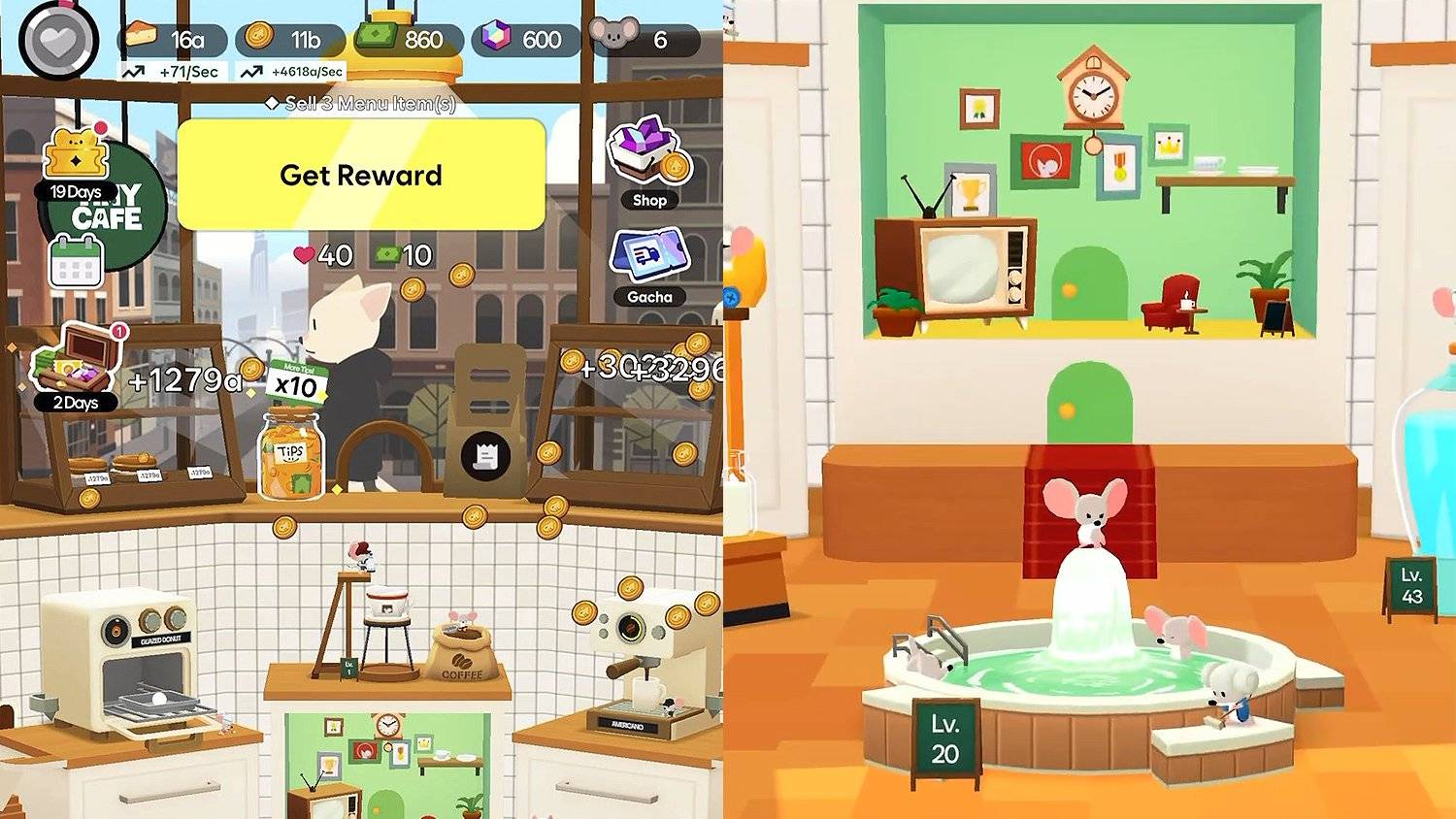 Tiny Cafe : Cooking Game para Android e iOS - MiniReview