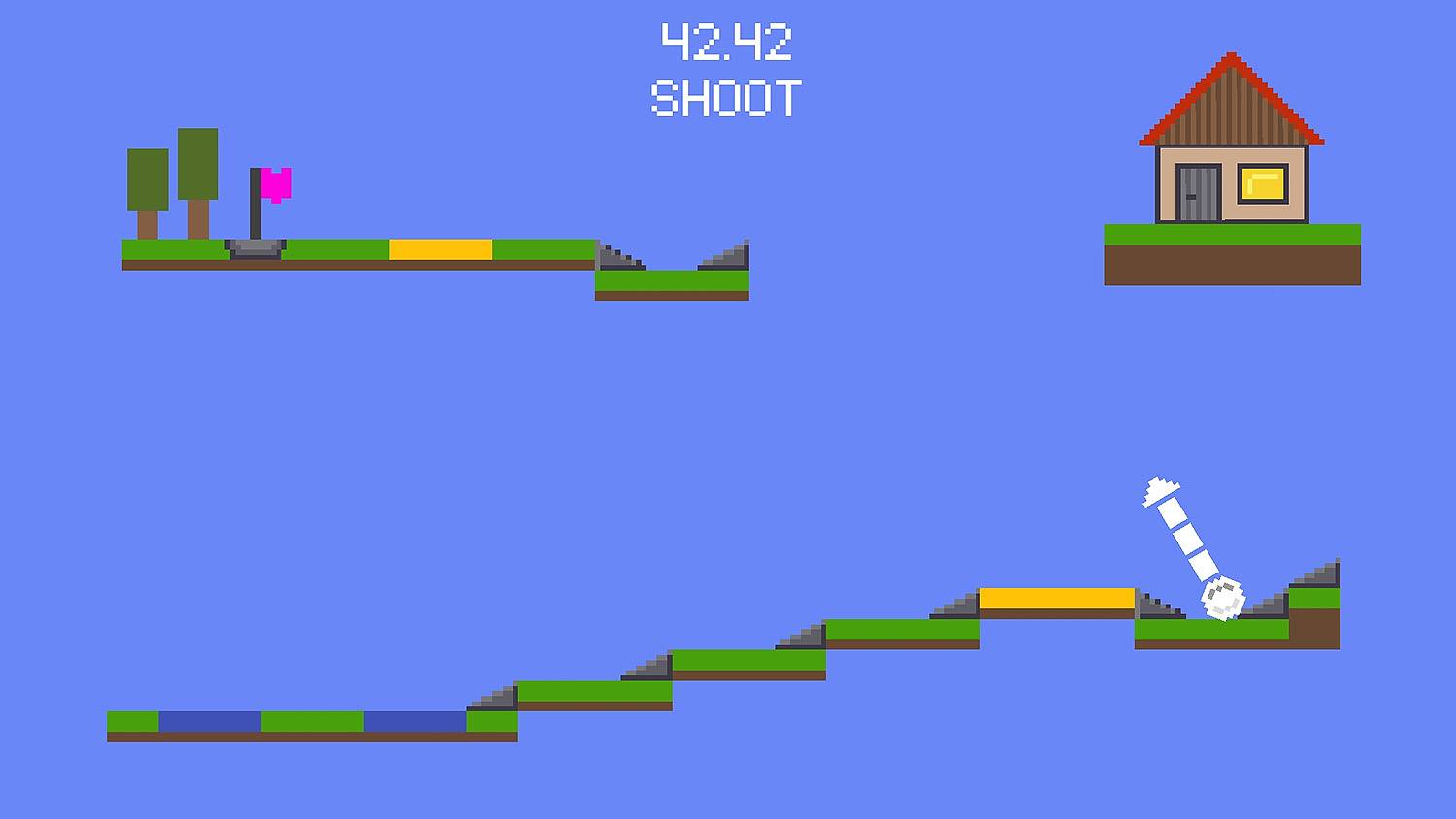 Wrecking Golf - 2D Pixel Golf para Android e iOS - MiniReview